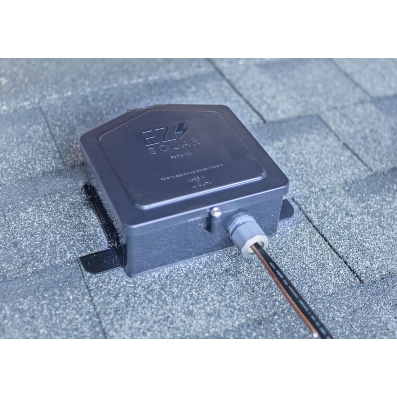 PV Junction Box For Composition/Ashphalt Shingle Roofs By EZ Solar JB ...