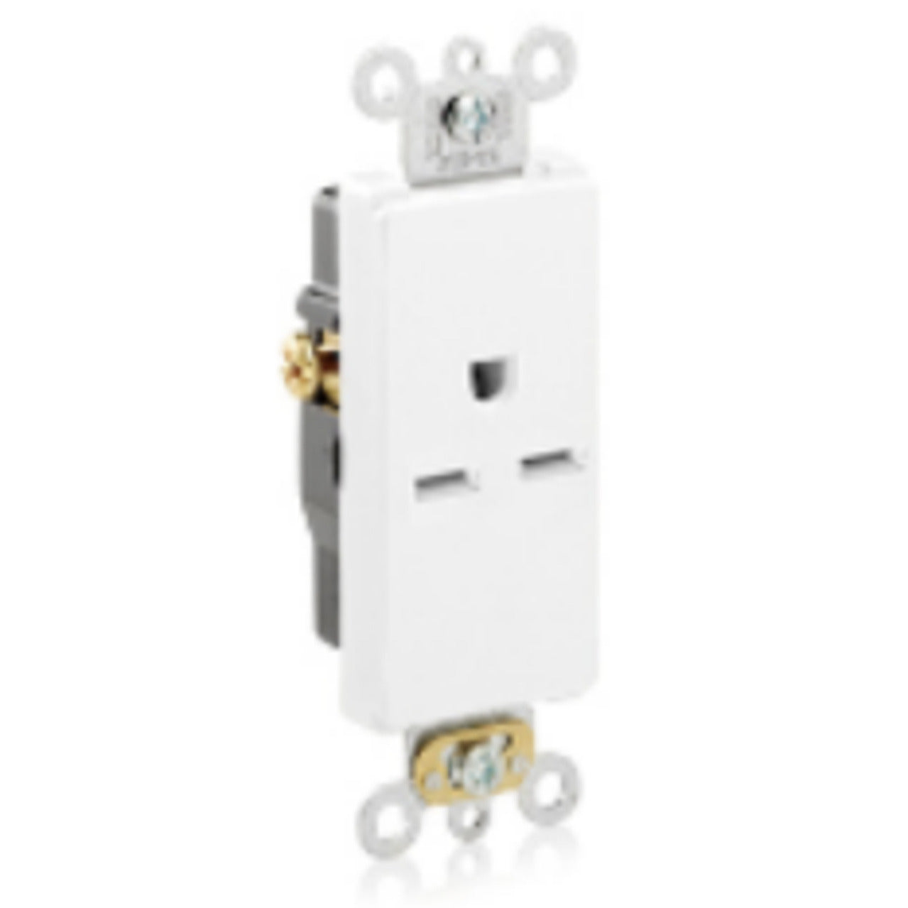 15A Commercial Grade Single Decora Receptacle, 6-15R, White By Leviton ...